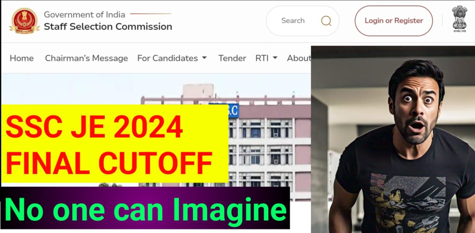 SSC JE 2024 Final Cut Off: Check Paper 1, Paper 2 Cutoff for Civil ...